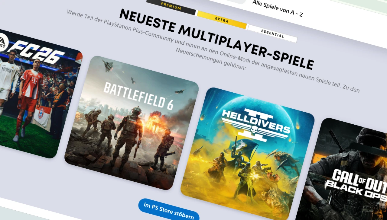 PlayStation Plus Extra / Premium im Januar 2026:'zwischen Horror ...
